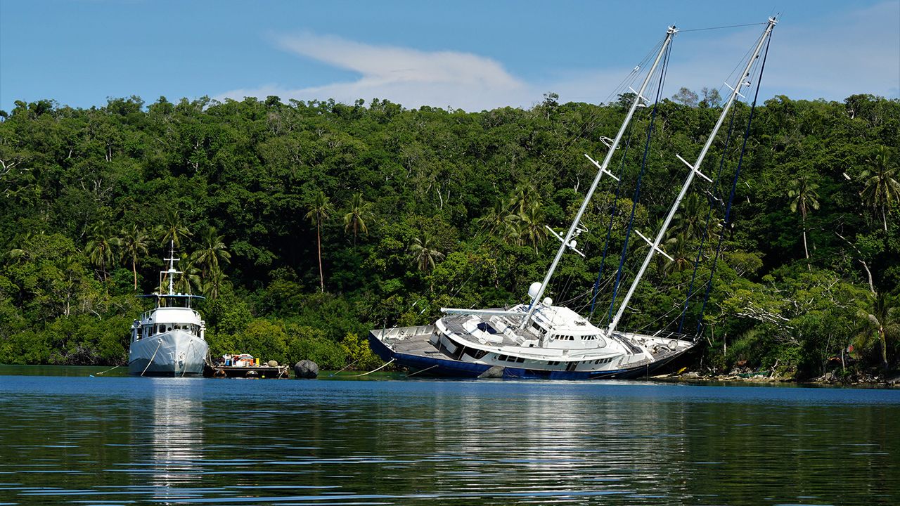 Salvage Efforts Underway for Shipwrecked Sailing Yacht Blue Gold